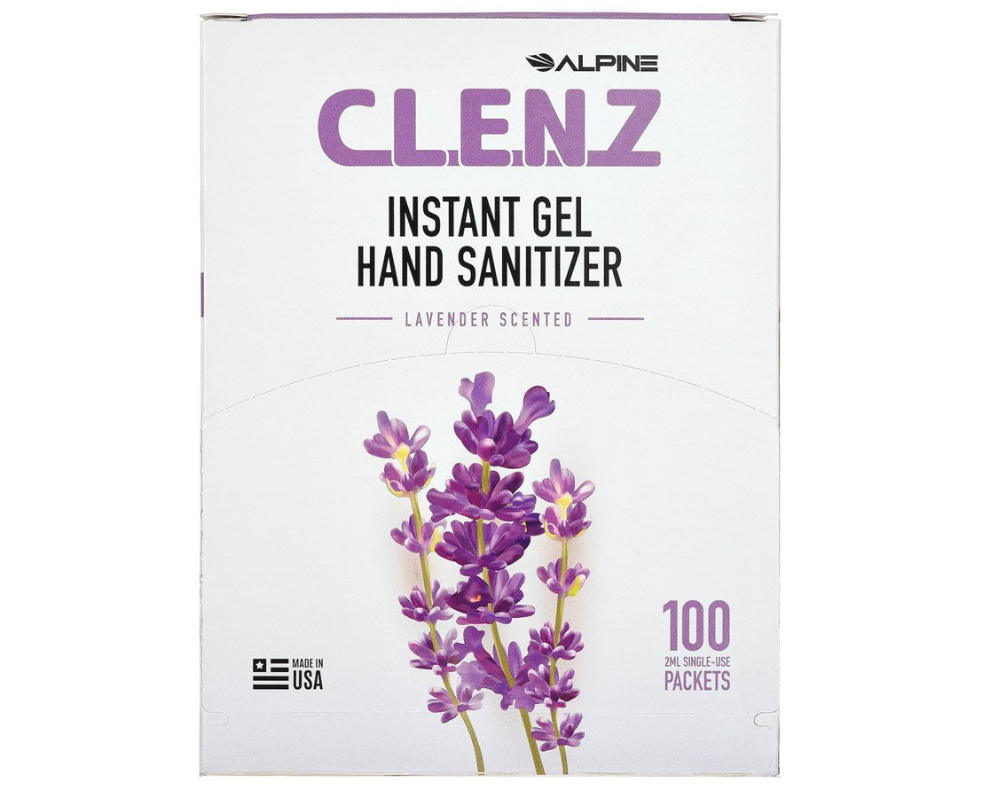 CLENZ Instant Gel Hand Sanitizer, 2 mL Packets, 100 Count — Tiger Supplies
