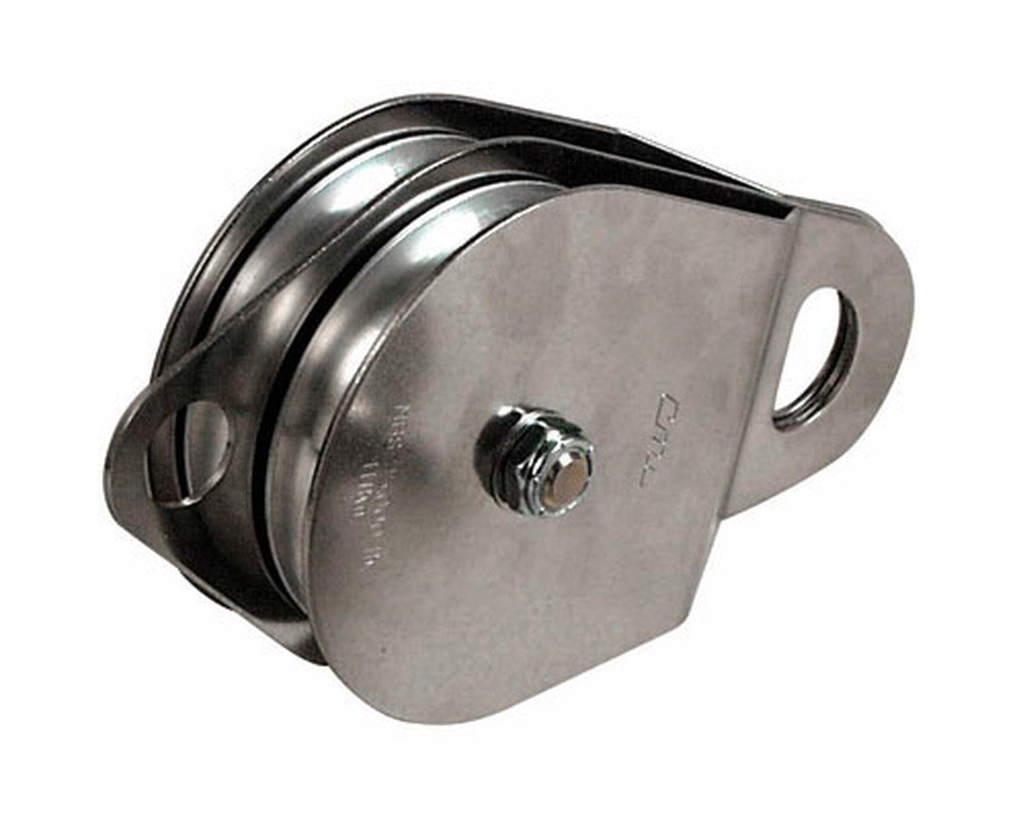 Double Sheave Steel Rigging Pulley — Tiger Supplies