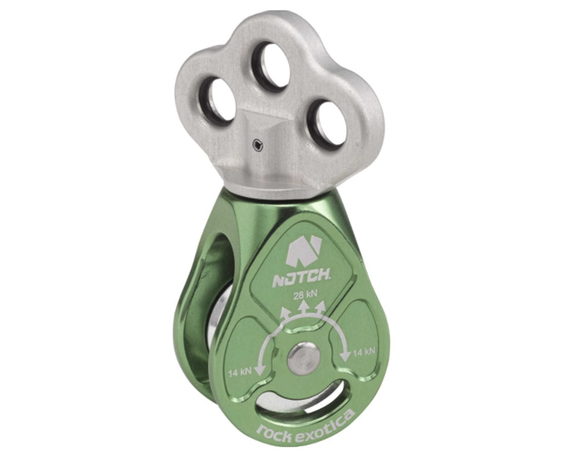 Rook Triple Attachment Swivel Climbing Pulley — Tiger Supplies