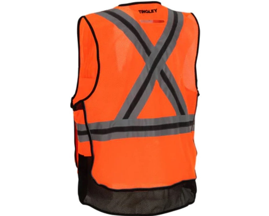 Orange Safety Vest Back